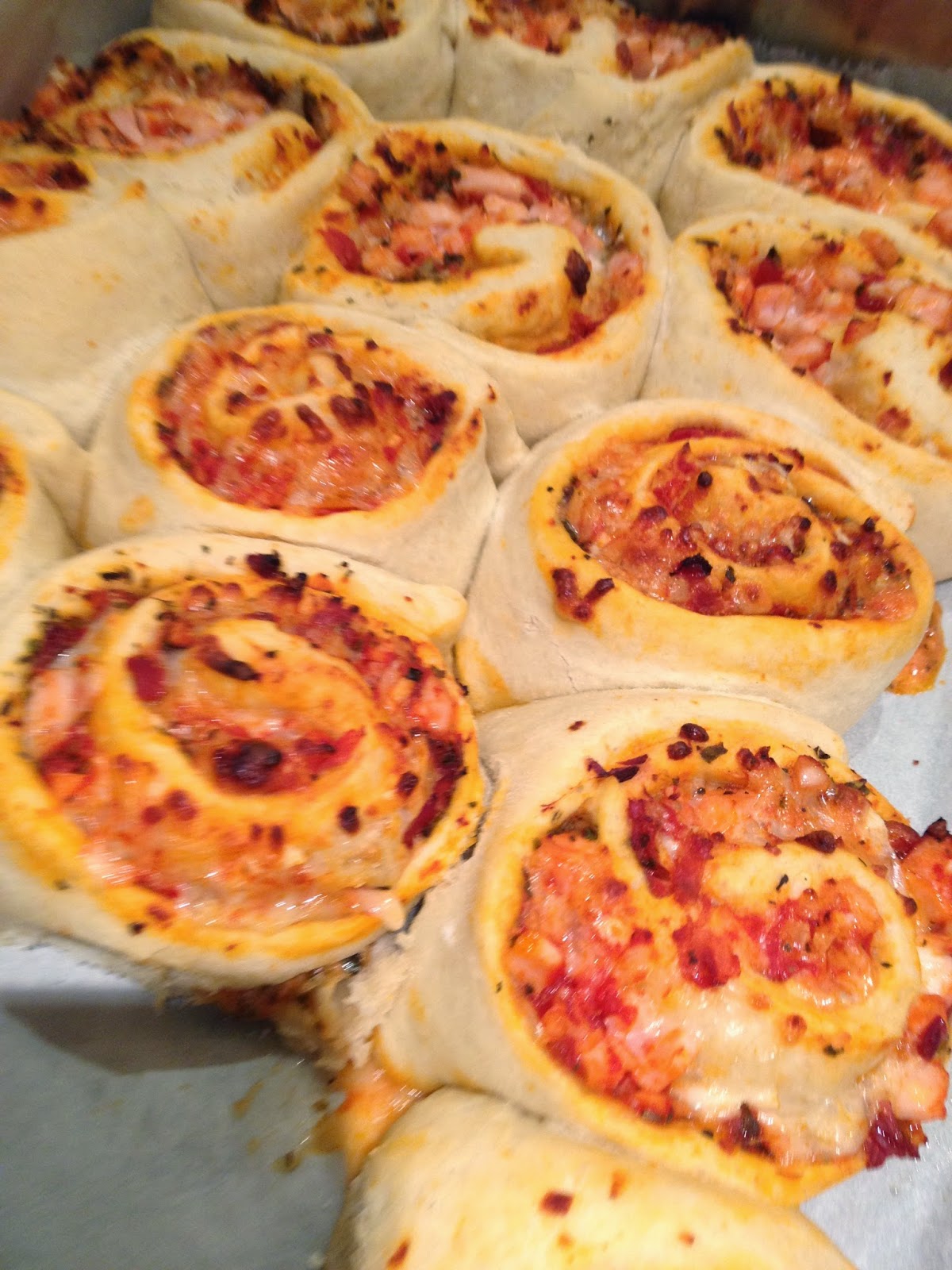 La cocina de Mar: ROLLITOS DE PIZZA