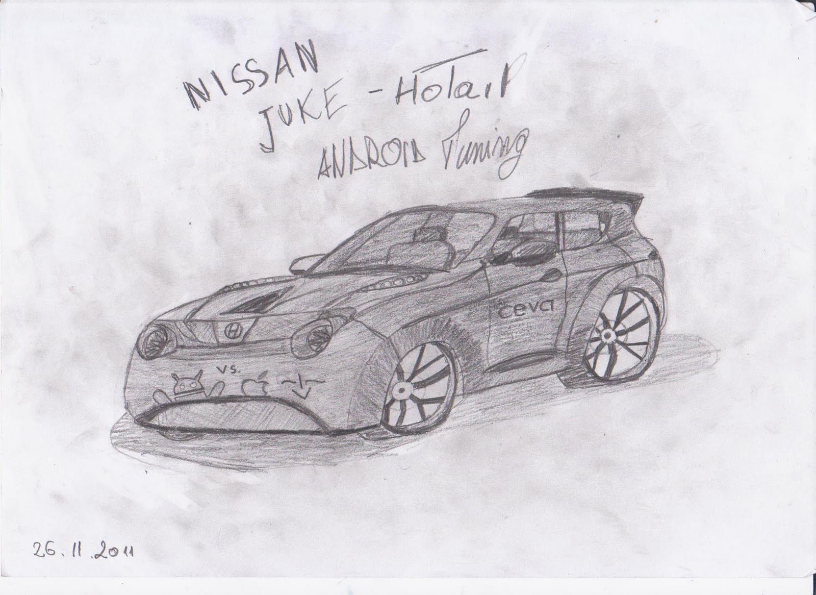 Me and something: Nissan Juke Android draw!