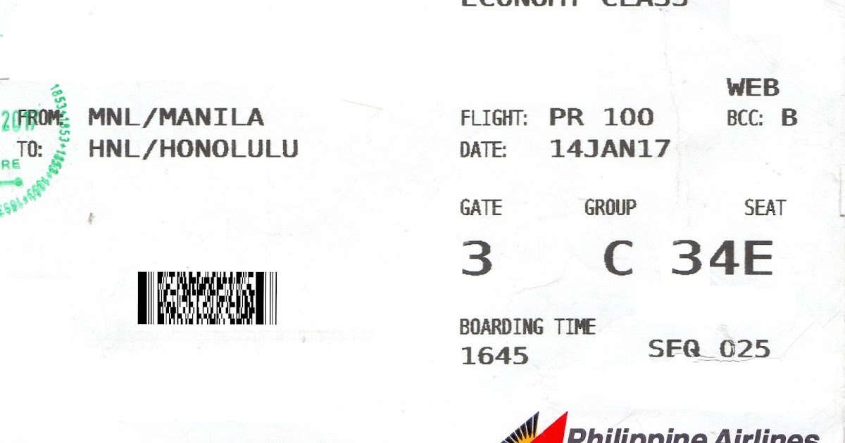 The traveler's drawer: PHILIPPINE AIRLINES. Boarding Pass for the ...