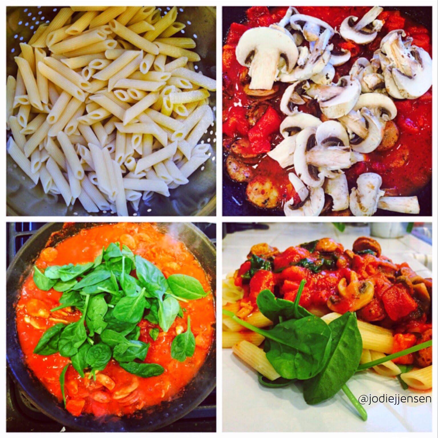 A blondes book to living a New Pure Life!: Clean Italian Sausage Pasta