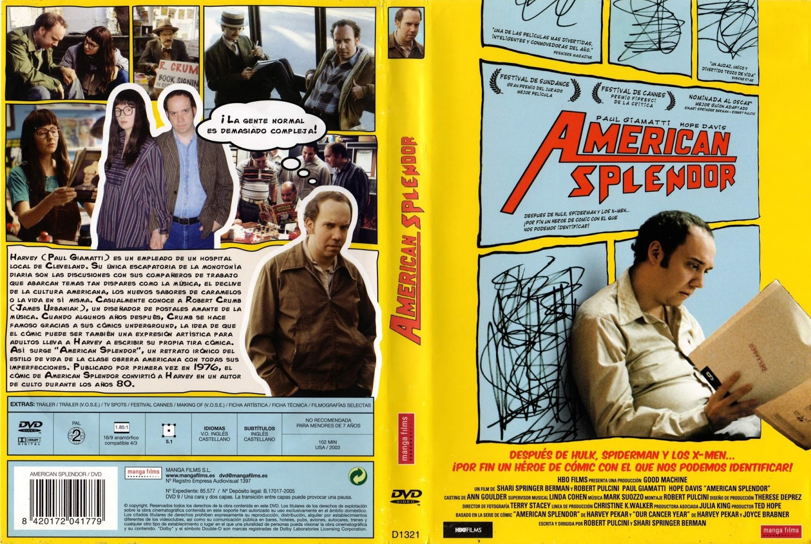 ESTRENOS EN BLU RAY: AMERICAN SPLENDOR