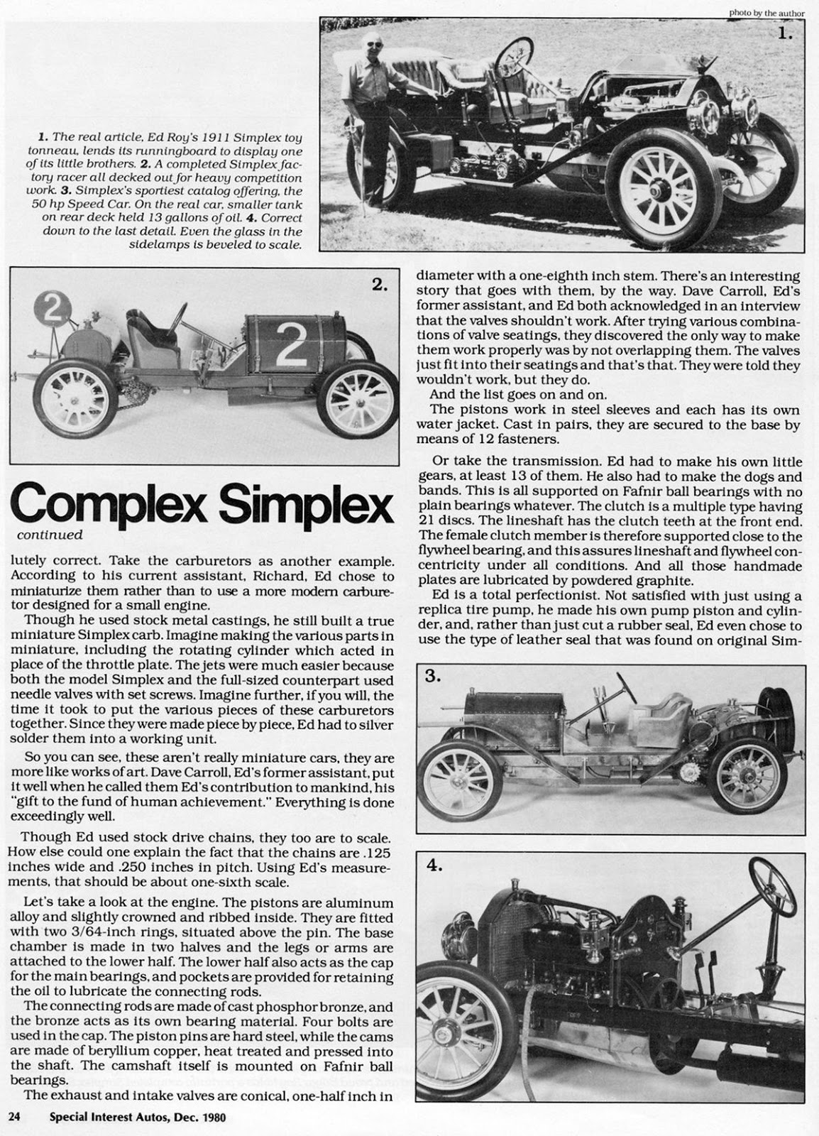 Just A Car Guy: Ed Roy, after restoring his 1911 Simplex, he set out to ...