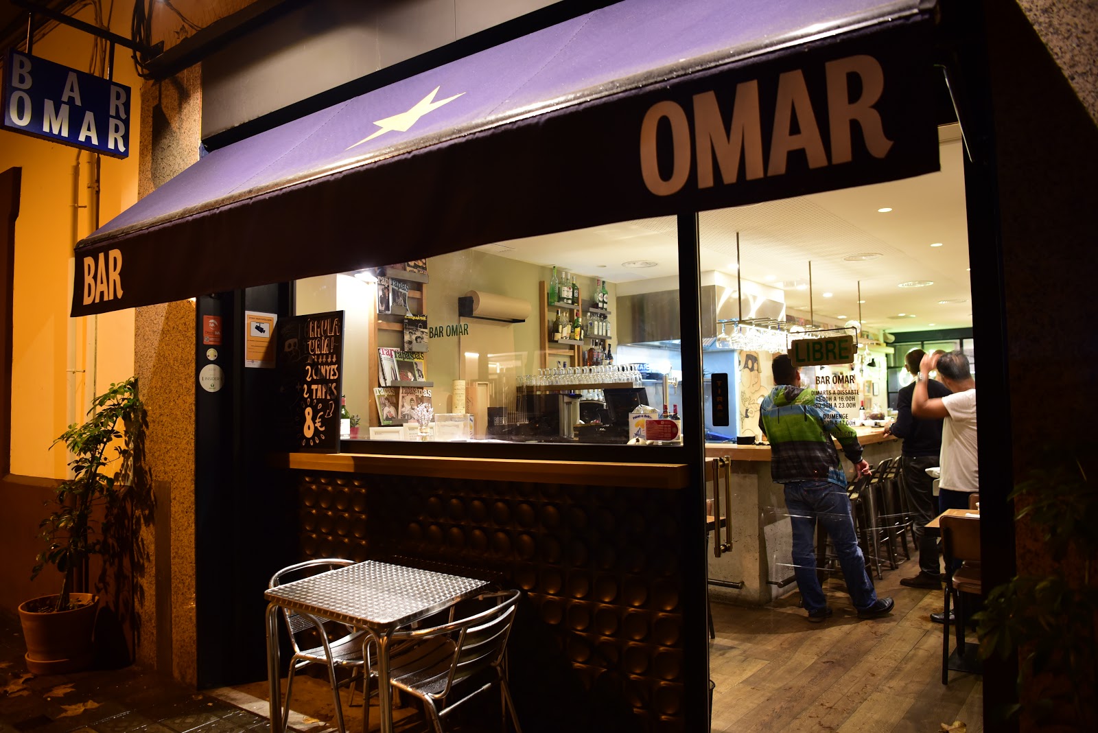 Hedofoodia: Bar Omar, Barcelone