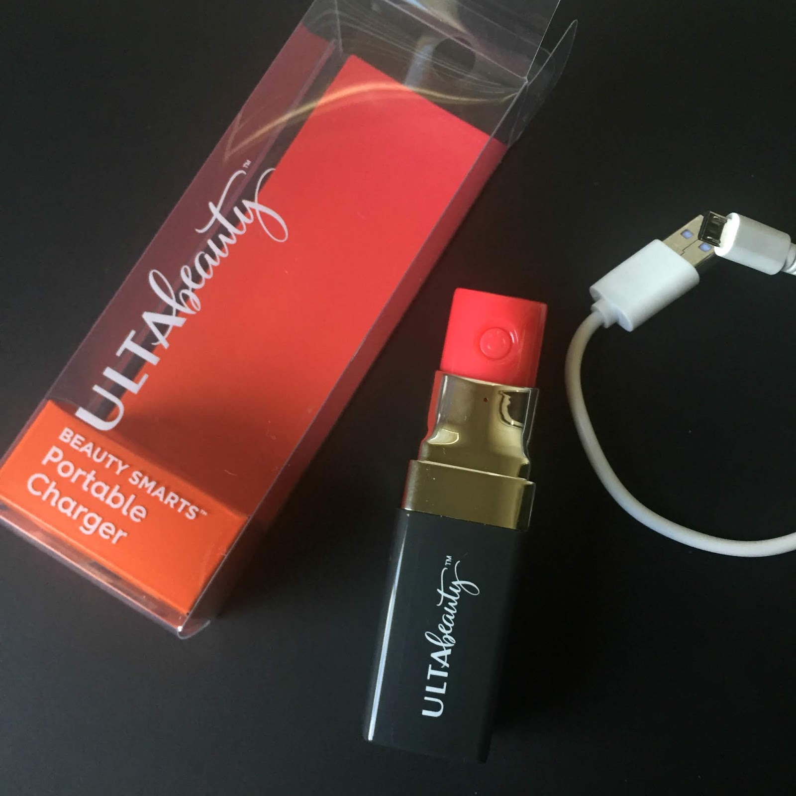 Ulta Beauty Lipstick Beauty Smarts USB Charger Review | A Very Sweet Blog