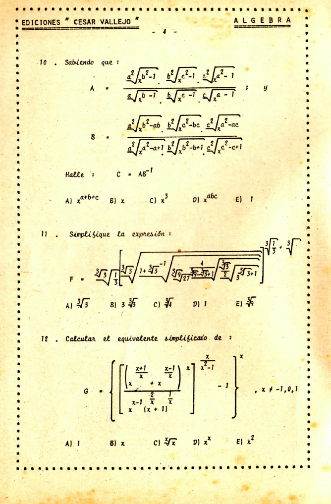 MUNDO PREUNIVERSITARIO,МАТЕМАТИКА,MATHEMATIQUE MATHEMATICS,PHYSICS ...