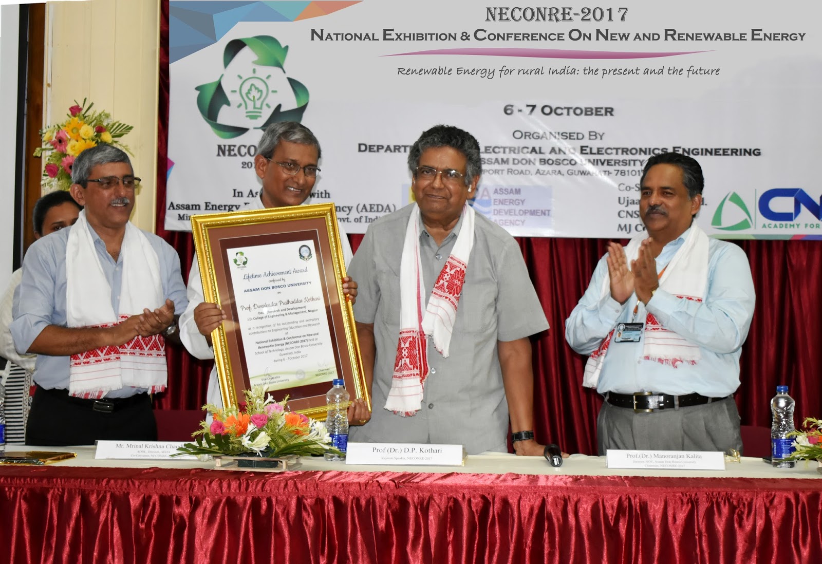 Department of EEE, ADBU: A Report on NECONRE-2017