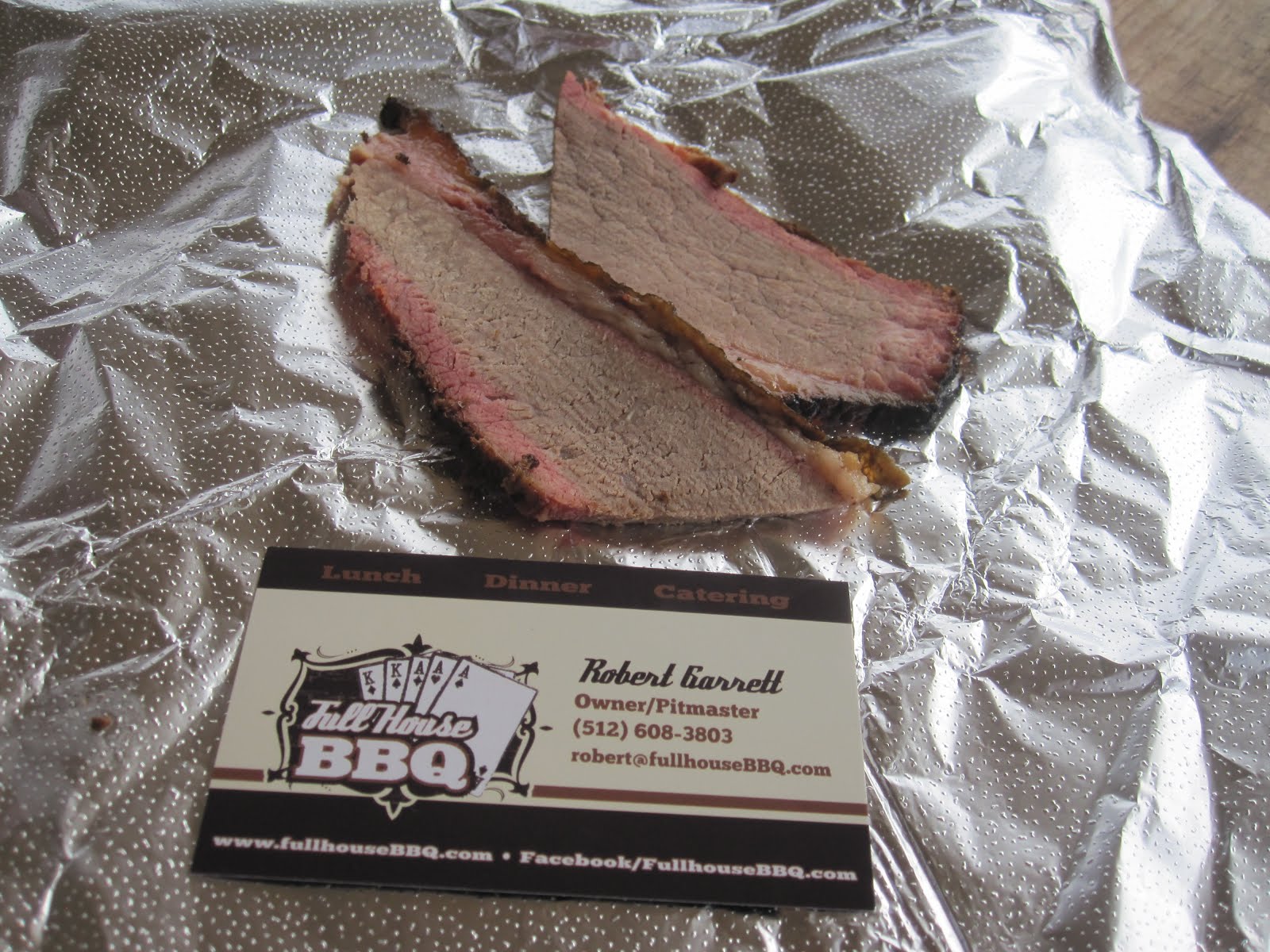 Man Up: Tales of Texas BBQ™: Angus brisket from Full House BBQ (Round ...