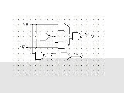 Rangkaian HALF ADDER & FULL ADDER menggunakangerbang NAND ~ ICT UMSIDA