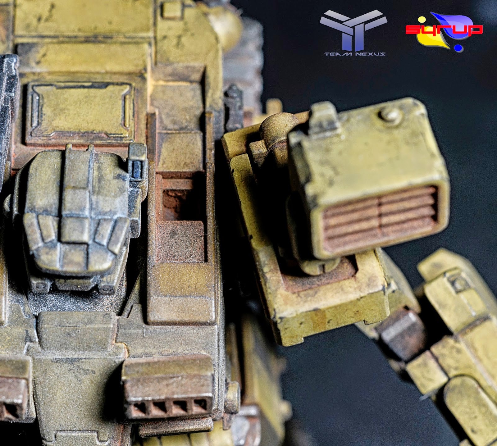 HGUC D50C Loto modeled by Syrup ~ Collage Art