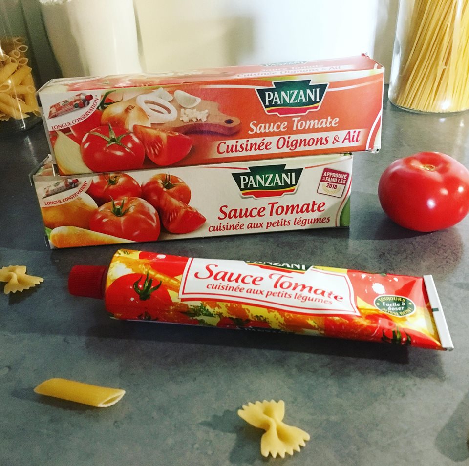 Test de la sauce Panzani en tube