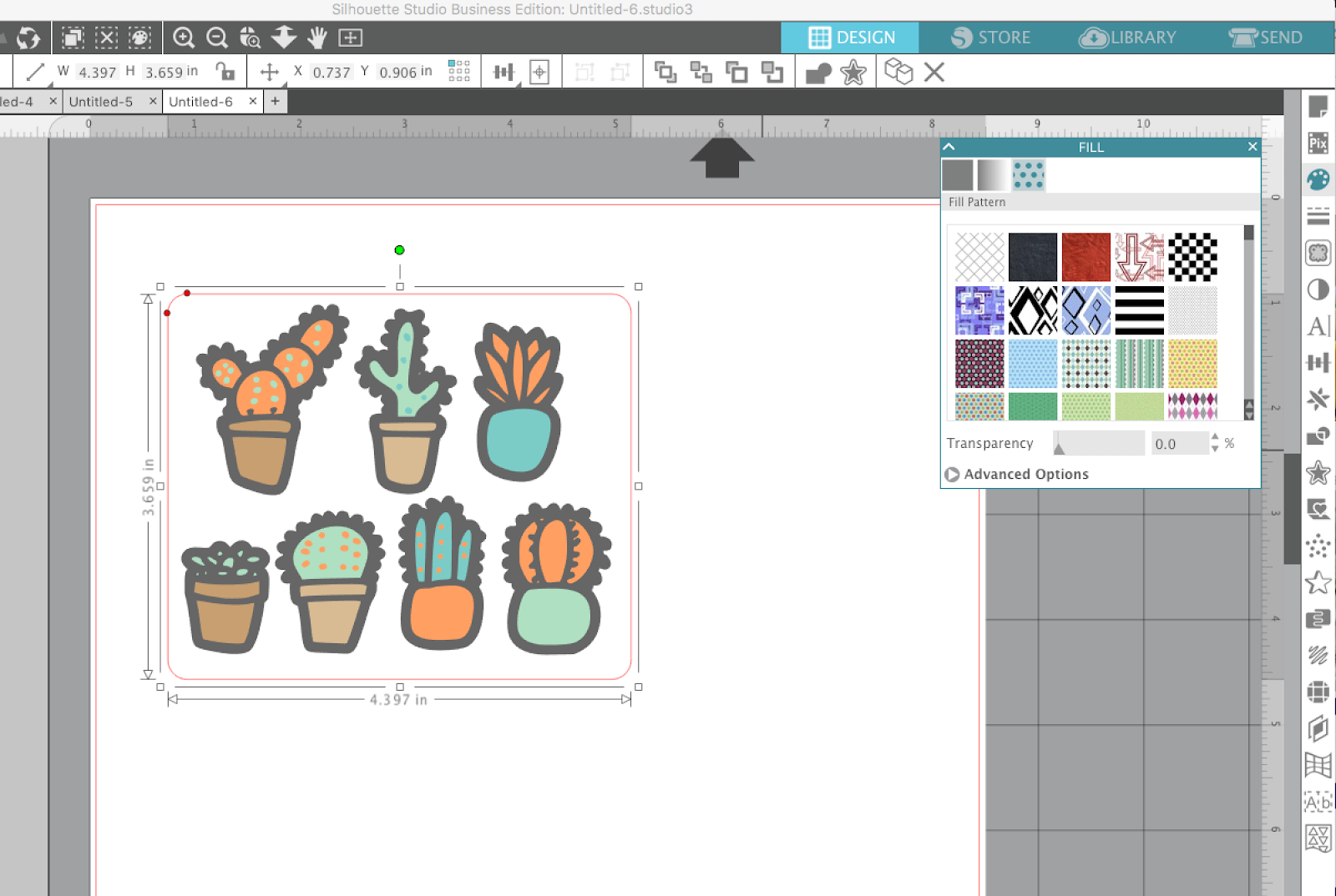 How to Fill Sticker Sheet Backgrounds with Patterns in Silhouette ...