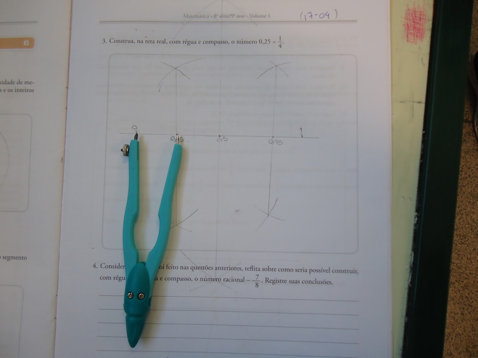 TECMAT: 8º série C - ARITMÉTICA, ÁLGEBRA E GEOMETRIA COM A RETA REAL ...