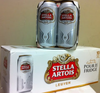 The Wine and Cheese Place: Stella Artois in cans.