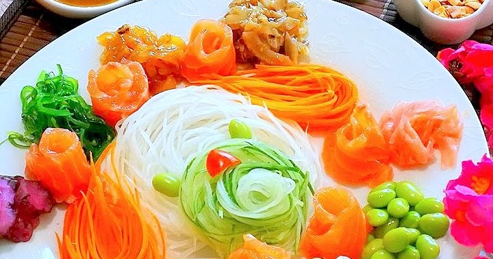 Peng's Kitchen: Prosperous '旺旺' Yu Sheng