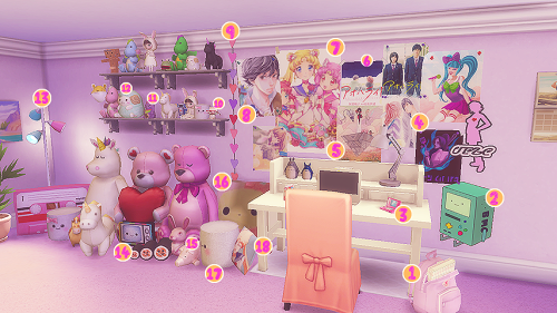 Kawaii Bedroom Cc Pixelfro