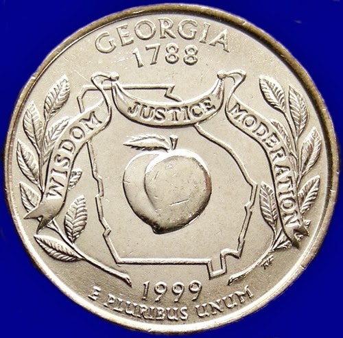 Monedas de México y el Mundo: Estados Unidos: 25 Centavos de 1999 (P ...