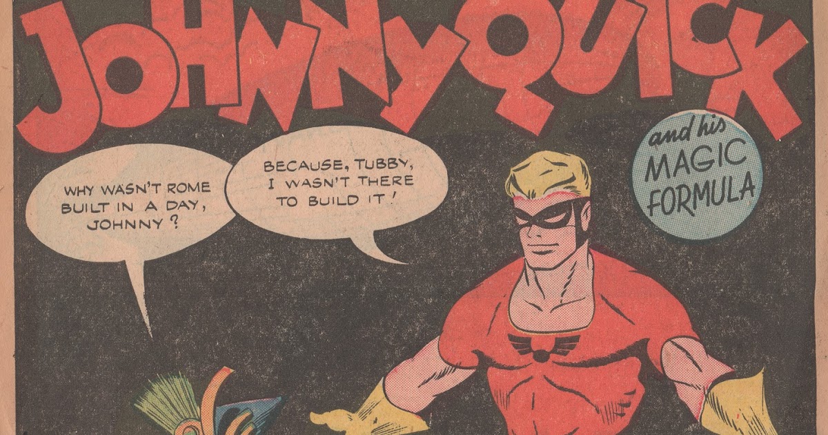 Johnny Quick, More Fun Comics 96: T. Watts, Miracle-Man!