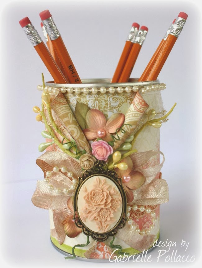 Such a Pretty Mess: Altered Cocoa Tin {Websters Pages Postcard From ...