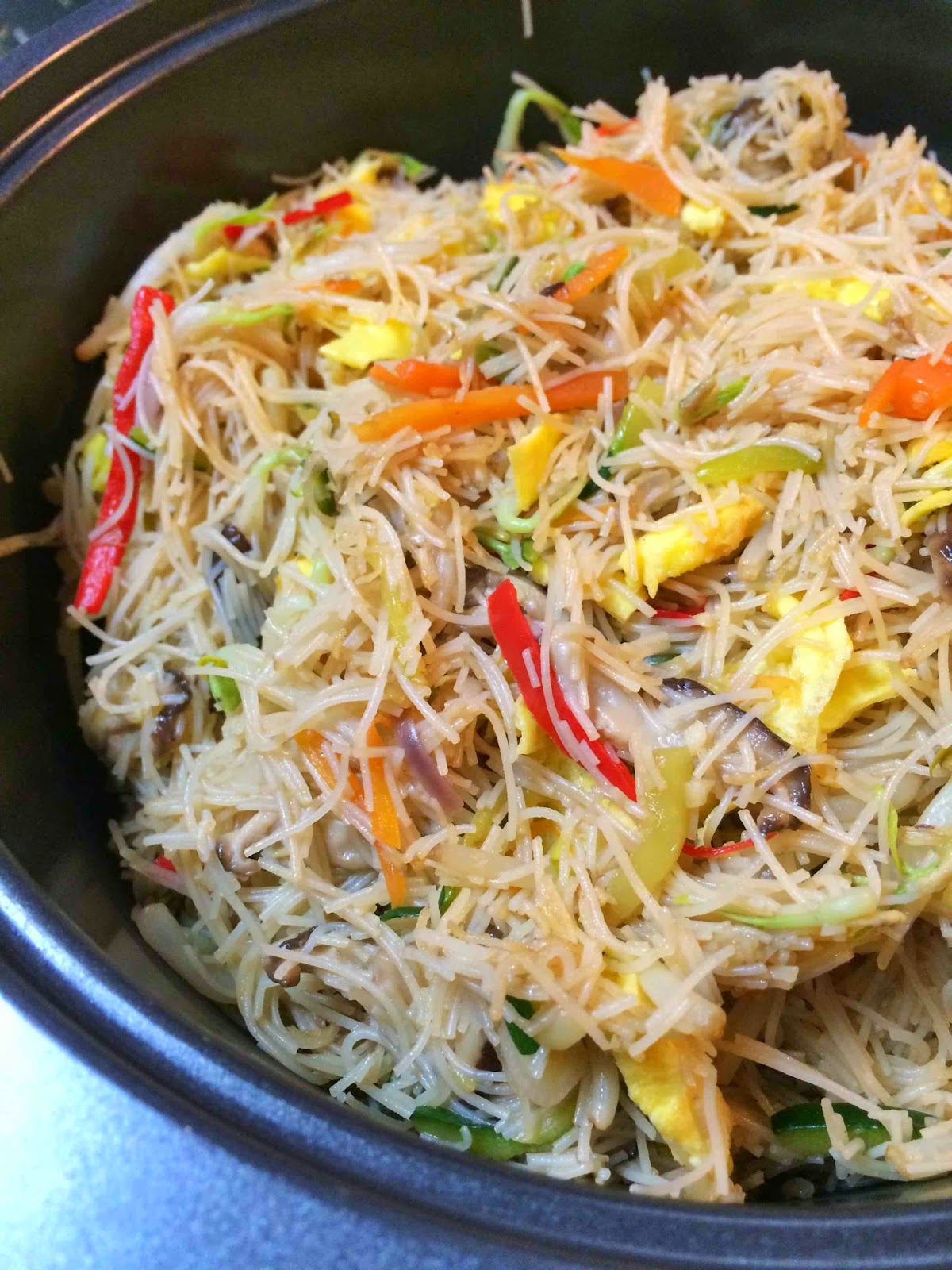 A Perfect Bliss: [Recipe] Fried Bee Hoon - Meatless