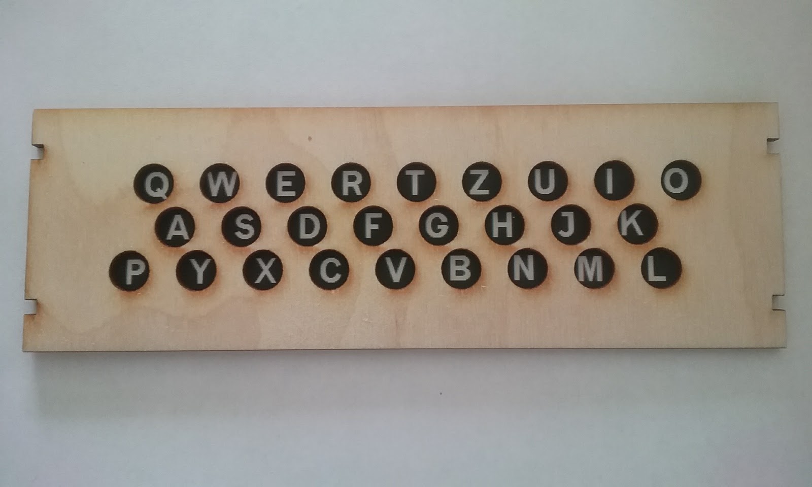 Arduino Enigma Machine Simulator : Assembling the External Lamp Field for the Arduino Enigma ...