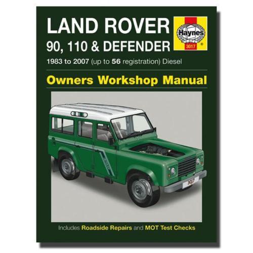 Landrover Defender: Haynes Manual Land Rover 90, 110 & Defender Diesel ...