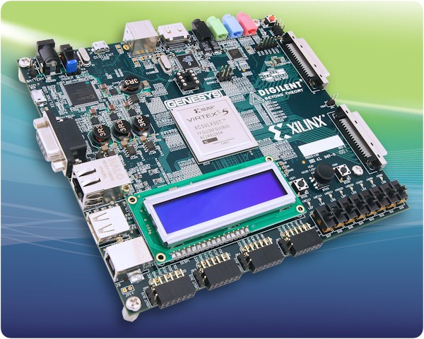 Genesys™ Virtex-5 FPGA Development Board - Digilent | Kit Board Mạch ...
