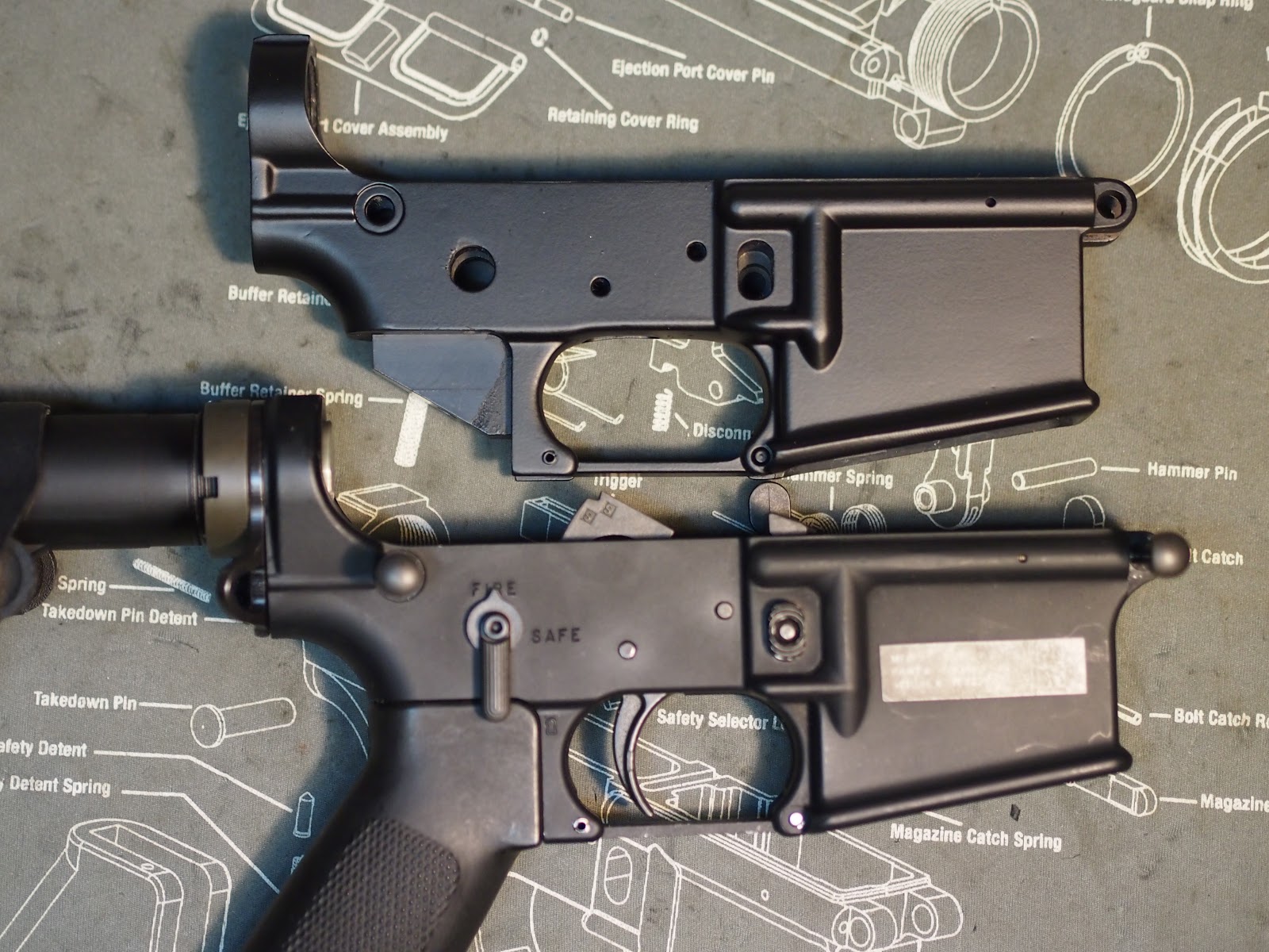 Mister Donut's Firearms Blog: Norinco CQ311 Lower Build, and the ...