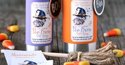 My Owl Barn: Halloween Poo Brew Toilet Spray & Printables