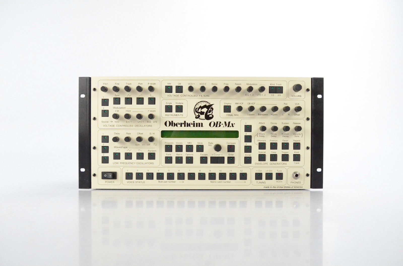 MATRIXSYNTH: Oberheim OB-Mx Analog 12 Voice Synthesizer Synth & Box ...