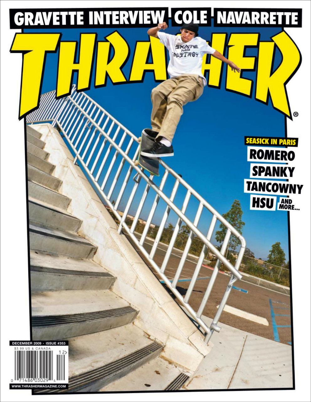 Skateboard Magazine Archive: Thrasher December 2009