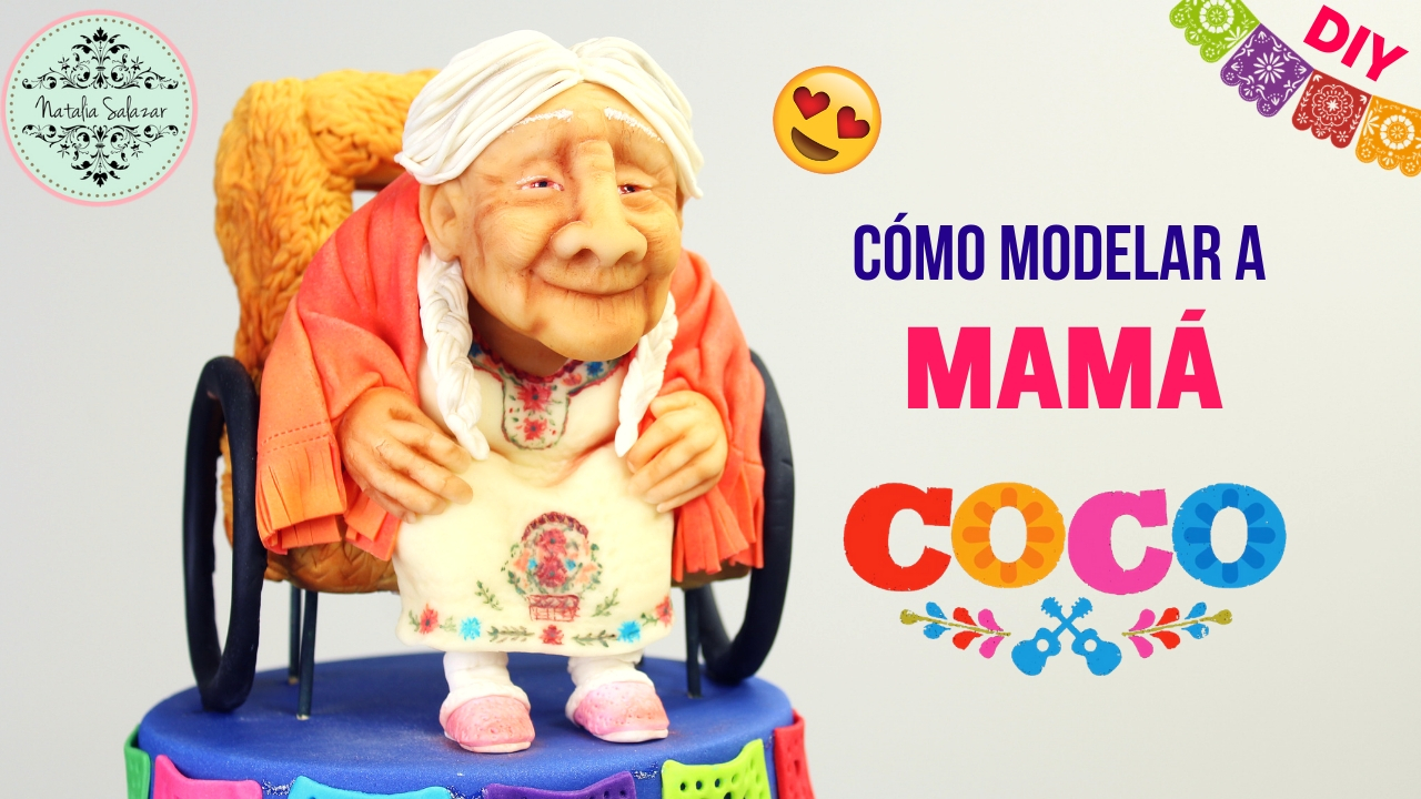 Modelado de Mamá COCO, de la película Disney-Pixar
