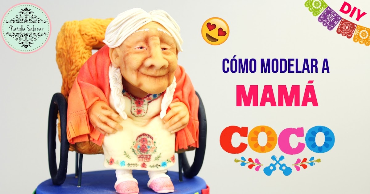 Modelado de Mamá COCO, de la película Disney-Pixar