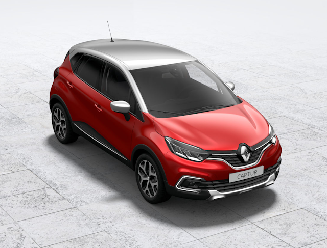 Renault Captur 1 Restylé (2017 à 2019) - Couleurs, code couleur