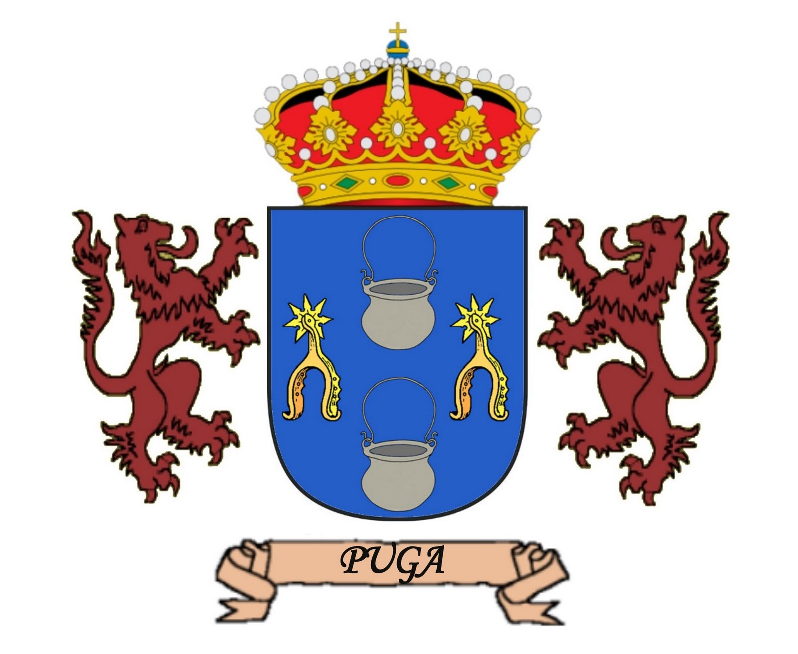 Apellidos y Escudos: Puga