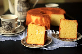 Just Try & Taste: Cream Cheese Chiffon Cake
