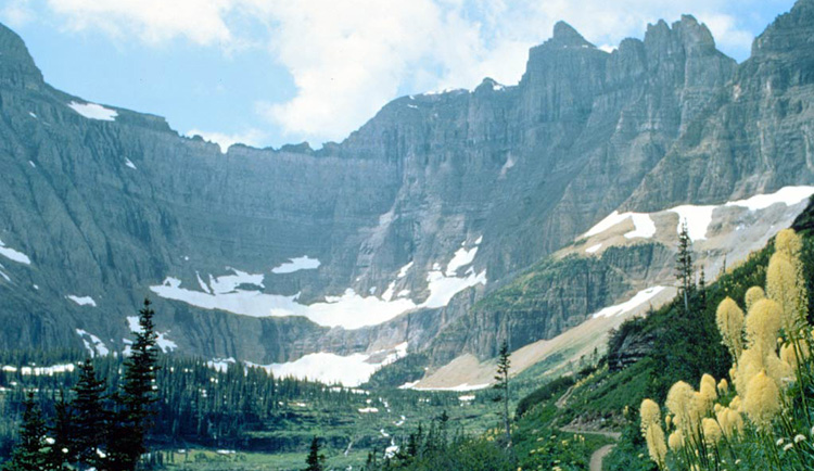Glacier National Park: Erosion in Glacier National Park