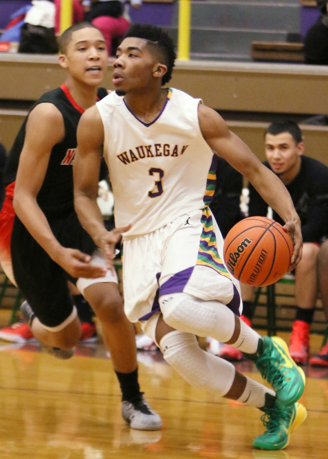Mark Kodiak Ukena: IHSA Varsity Boys Basketball: Niles West at Waukegan