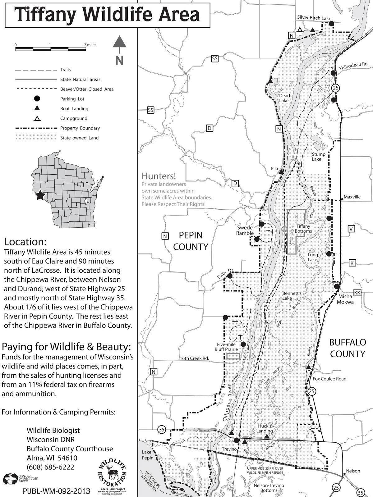 Day Hiking Trails: Three trails explore Chippewa bottomlands