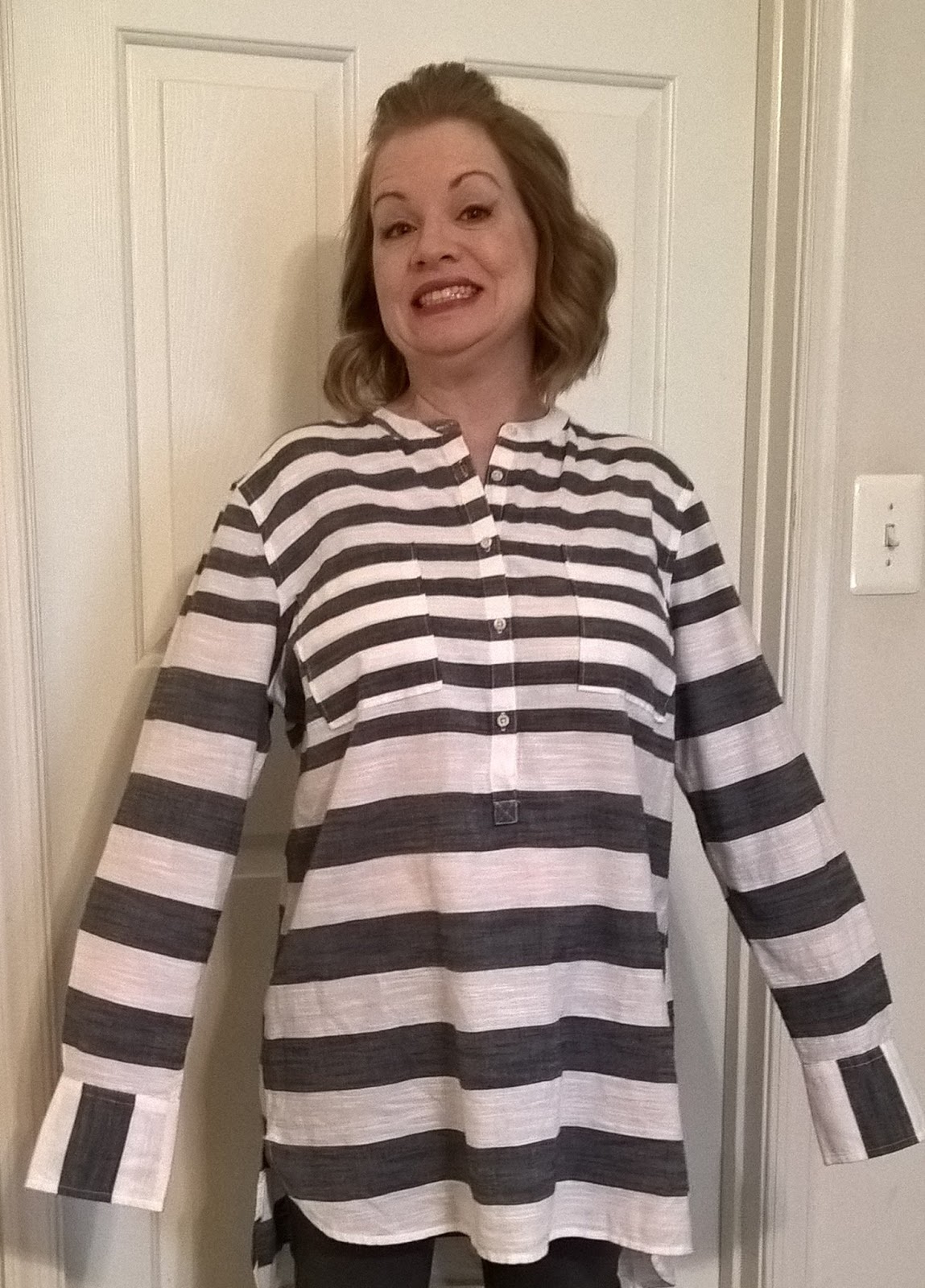 Refashion Co-op: The Jail Stripes Shirt