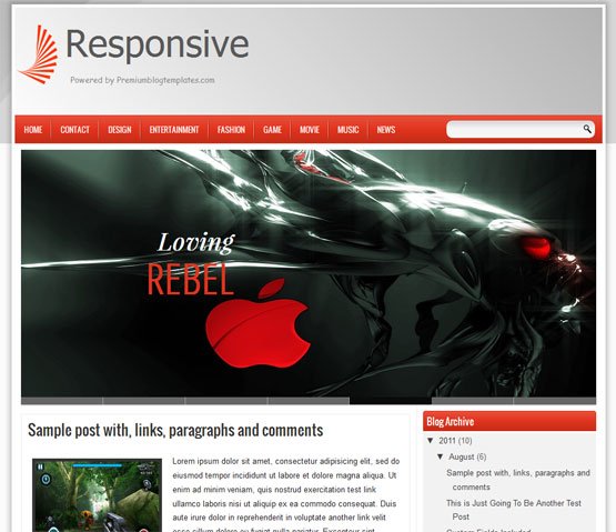 Os 15 melhores Templates para Blogger em 2013 | iDeu Nisso