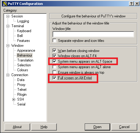 The Systems Engineer organized chaos: Putty shortcut and tricks