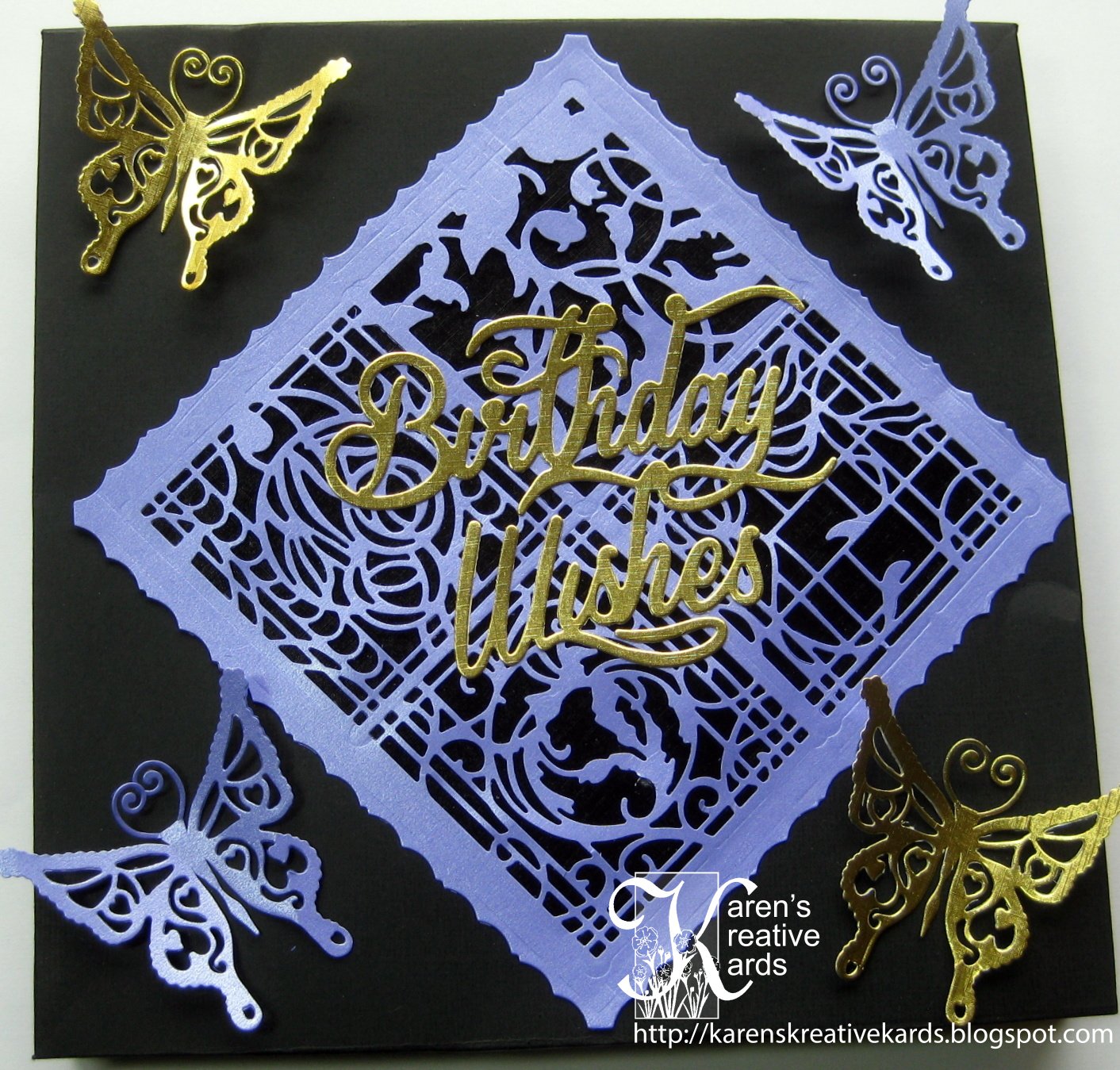 Karen's Kreative Kards: Patchwork Perfection Butterfly Boxes