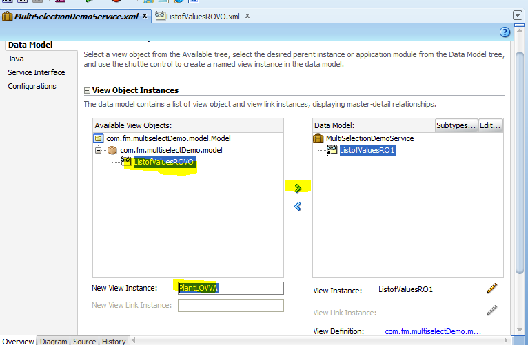 Fortune Minds - Oracle ADF: How to implement Select Many Choice feature using ADF Faces, How to ...