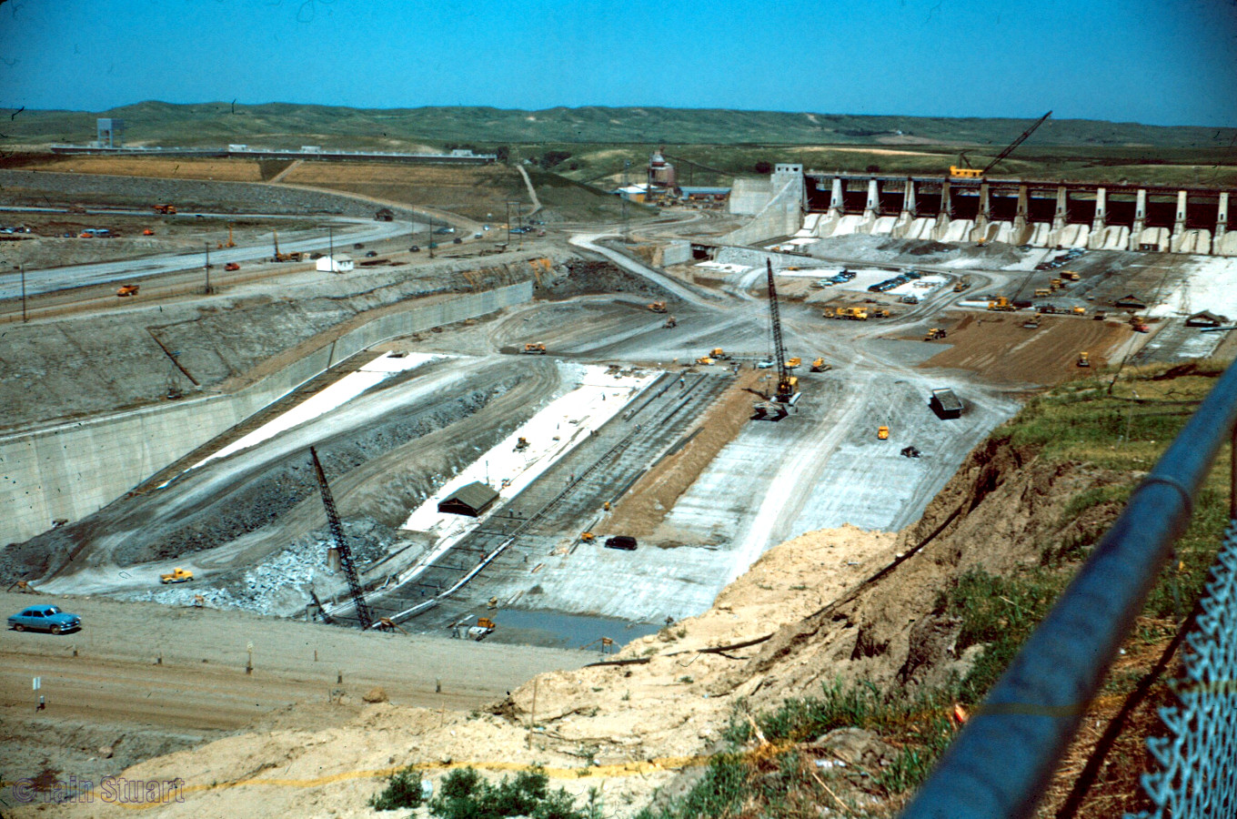 The Slide Guy: Fort Randall Dam, July 1953