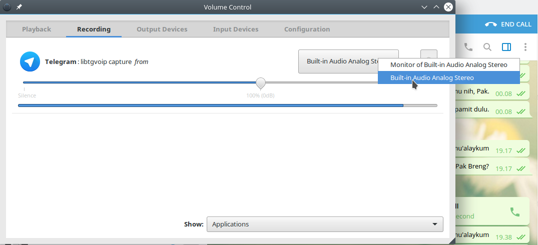 How To Fix Telegram Suddenly Lost Input Sound on KDE