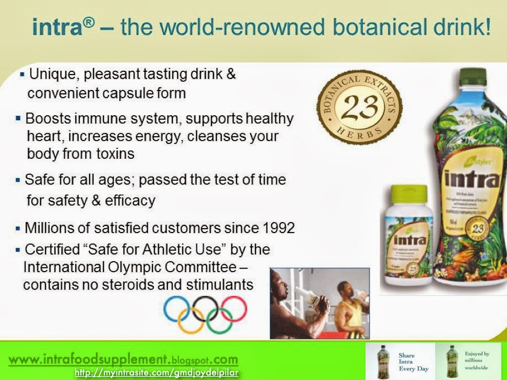 intra food supplement