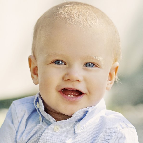 Prince Gabriel of Sweden celebrates his first birthday