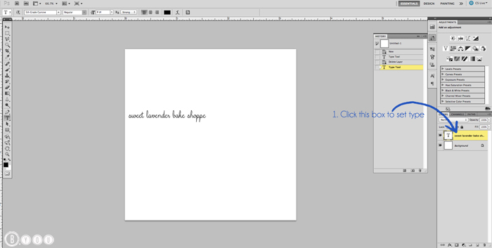 B.You: How To: Make a Blog Picture Watermark using Photoshop
