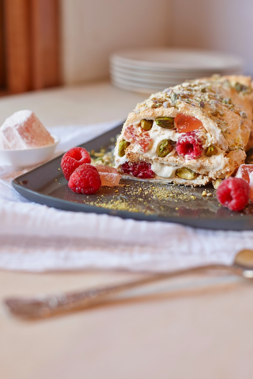 The Other Crumb: Turkish Delight Roulade. Your New Dessert Weapon