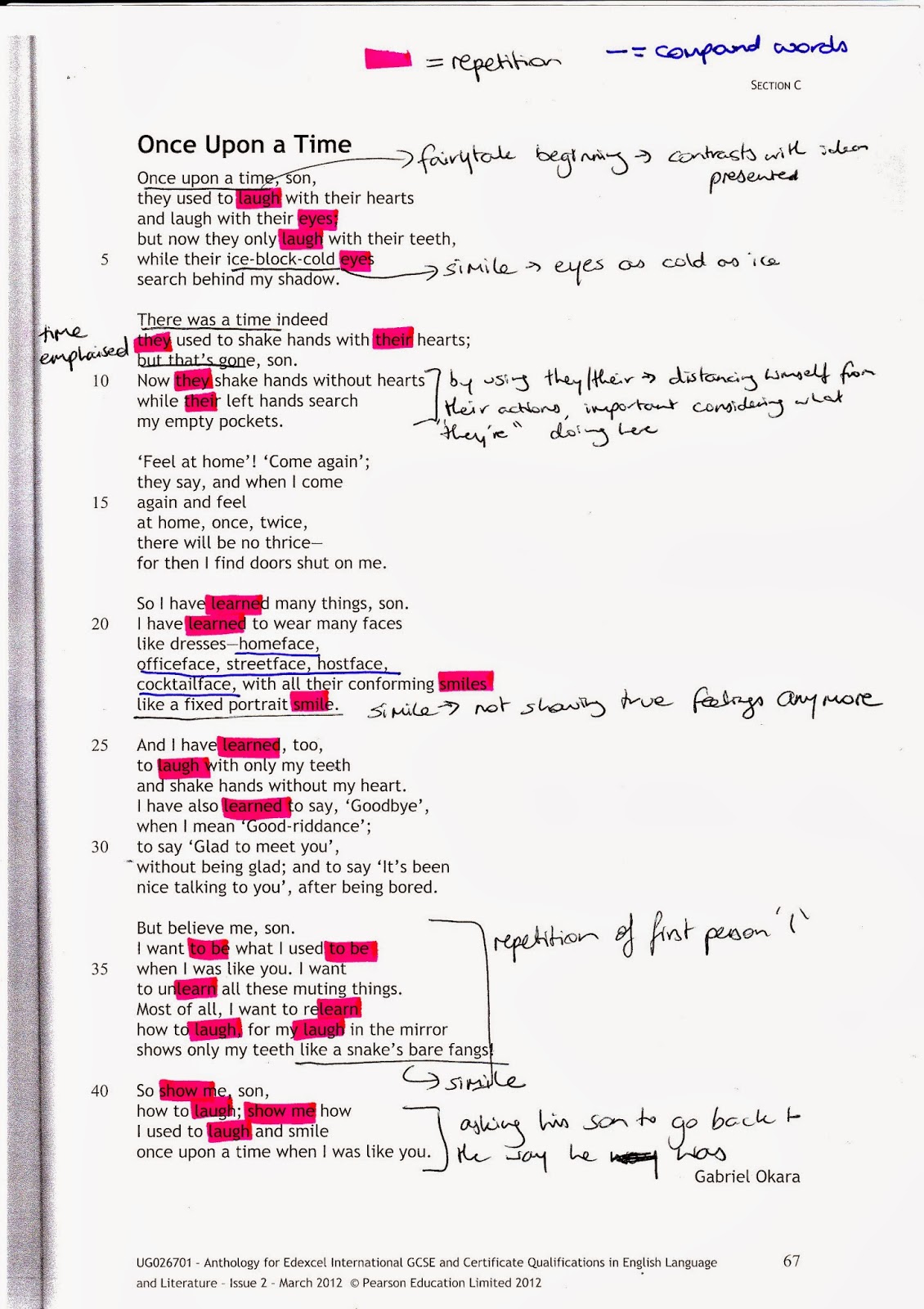 EdExcel Literature: Poetry